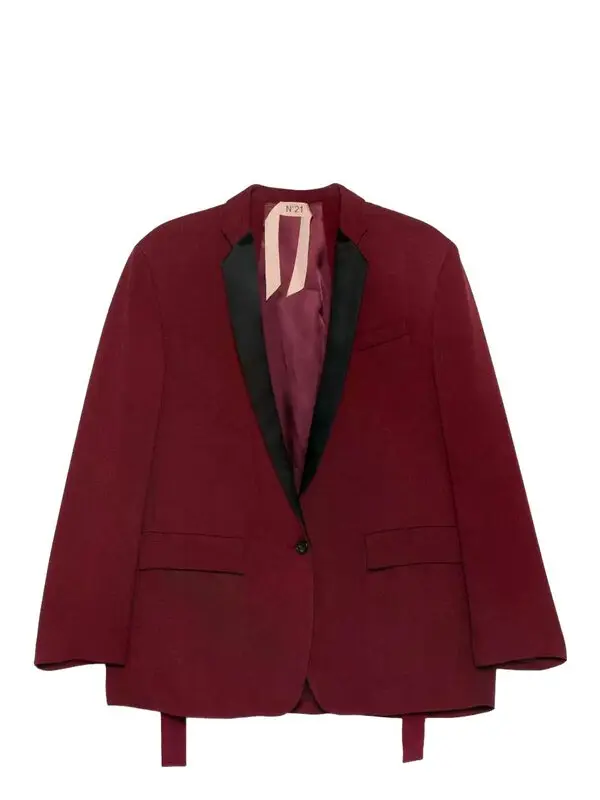 N°21 Tuxedo Jacket - Red