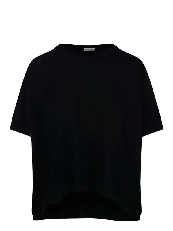 ROBERTO COLLINA Crew-neck Short-sleeve T-shirt - Black