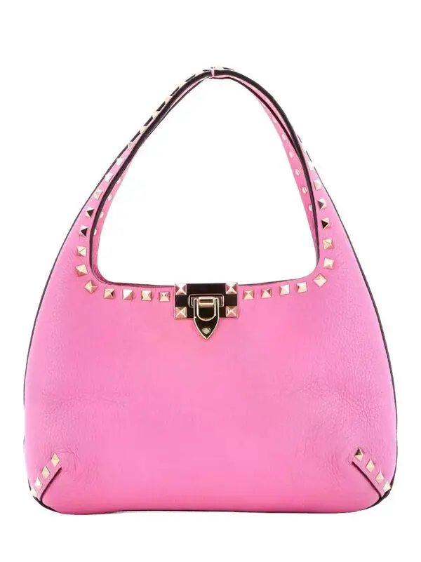 Valentino Garavani Rockstud Flip Lock Small Bag - Pink