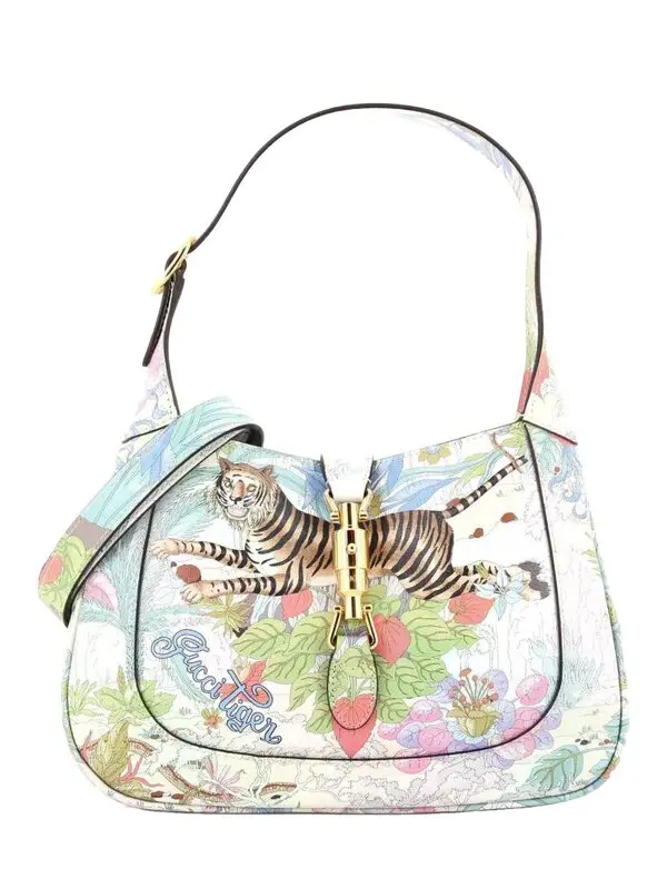 Gucci Jackie 1961 Printed Leather Bag - Multicolour