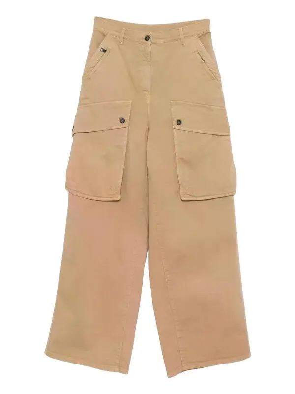 N°21 Cargo Woven Trousers - Neutrals