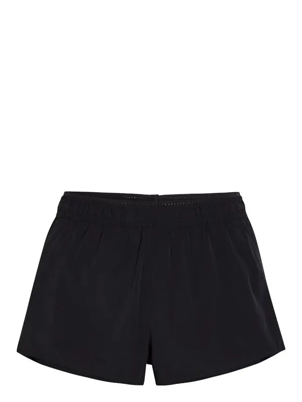 LITERARY SPORT Stretch-jersey Shorts - Black