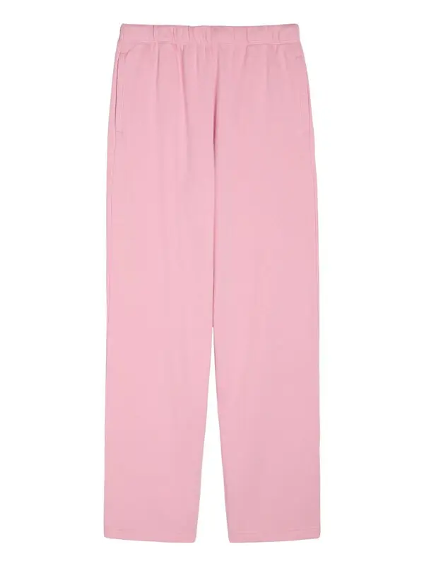 SKIMS Cotton-blend Straight-leg Sweatpants - Pink
