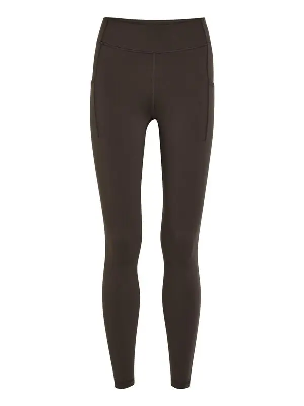LITERARY SPORT Emma Stretch-jersey Leggings - Brown