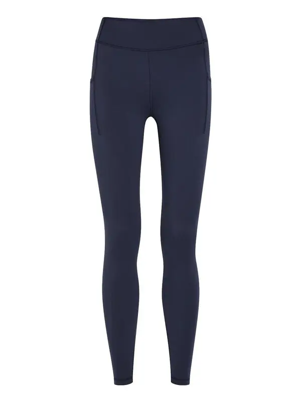 LITERARY SPORT Emma Stretch-jersey Leggings - Navy