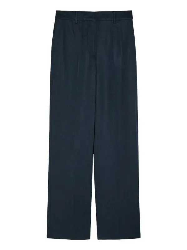 REFORMATION Gisele Straight-leg Trousers - Navy