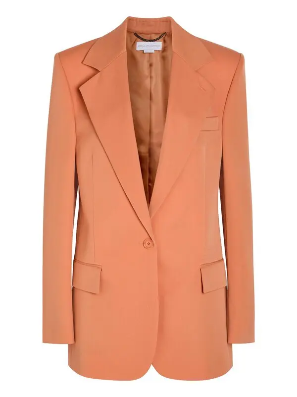 Stella McCartney Boyfriend Wool Blazer - Orange