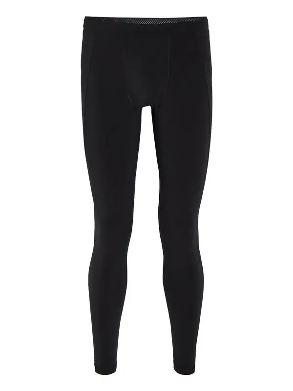 LITERARY SPORT Long Stretch-polyamide Run Tights - Black