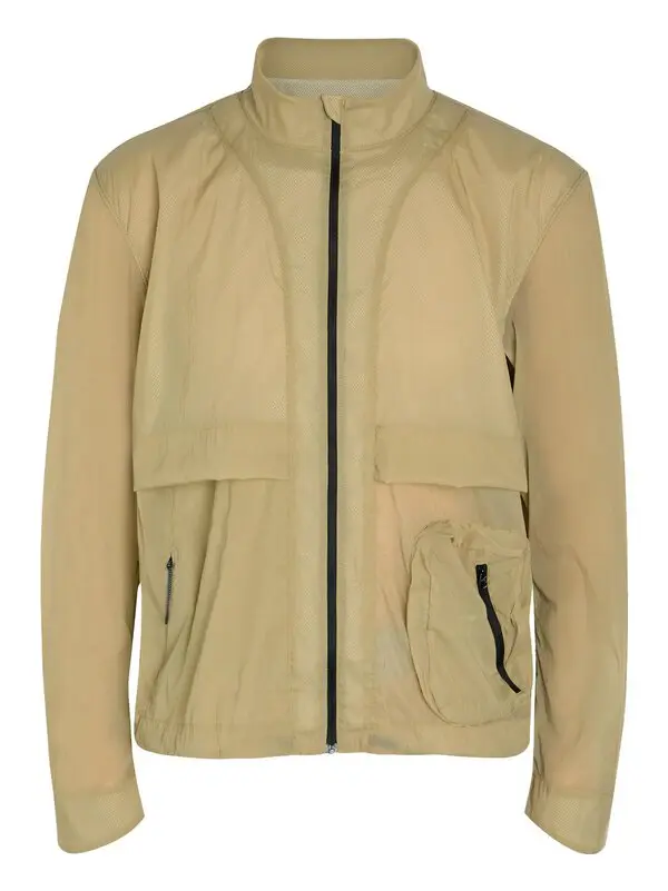 LITERARY SPORT Stretch-nylon Run Jacket - Beige