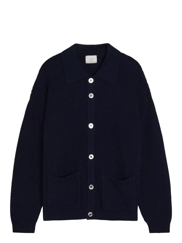 CHE Cotton-knit Jacket - Navy