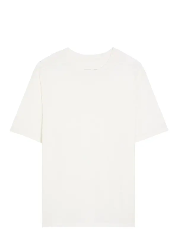 LITERARY SPORT Harper Wool-blend T-shirt - White