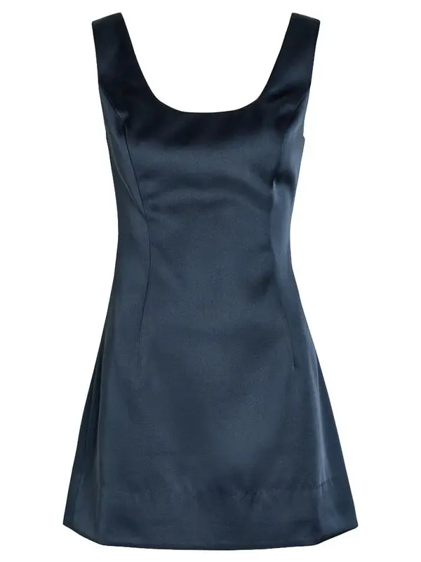 REFORMATION Franceska Mini Dress - Dark Blue