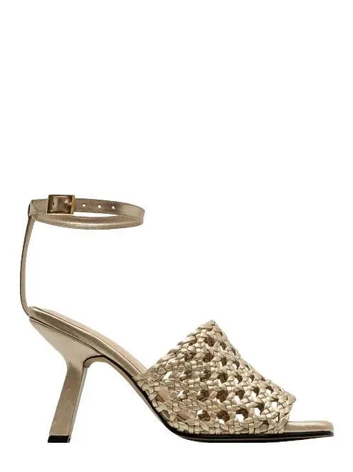 ALTA Francca Woven Sandals - Gold