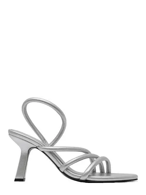 ALTA Ophelinna Strappy High Heel Sandals - Silver