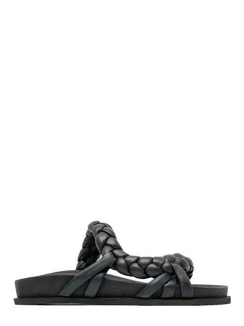 ALTA Corinna Braided Sandals - Black