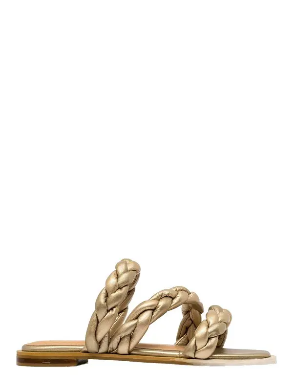ALTA Litta Braided Sandals - Gold