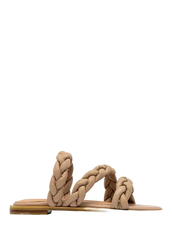 ALTA Litta Braided Sandals - Nude