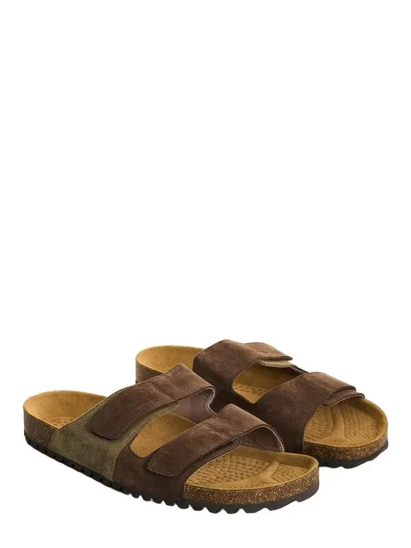 VELEZ Leather Ocean Sandals - Sand