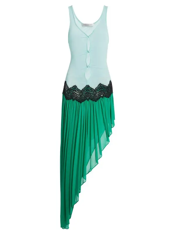 Christopher Esber Open Twist Swept Tank Dress - Multi
