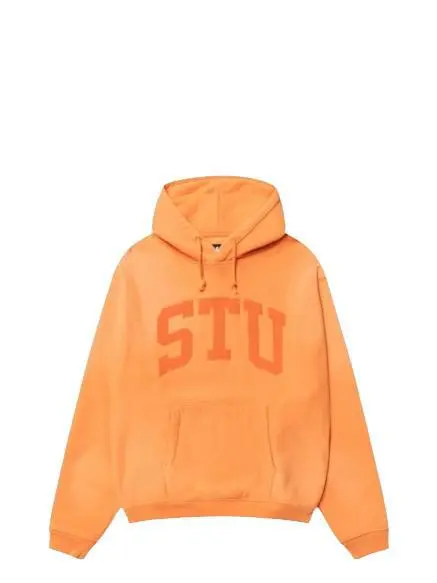 StÜssy Stu Applique Hoodie - Orange