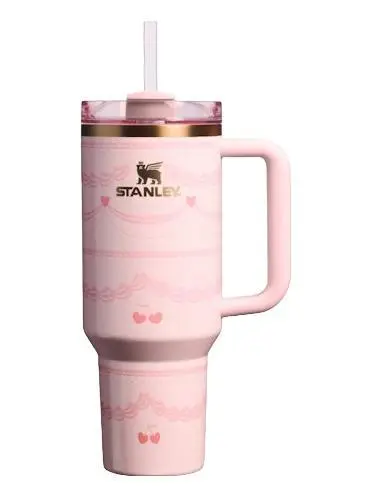 STANLEY The Valentines Day Flowstate Quencher 40oz Tumbler - Pink Velvet Cake