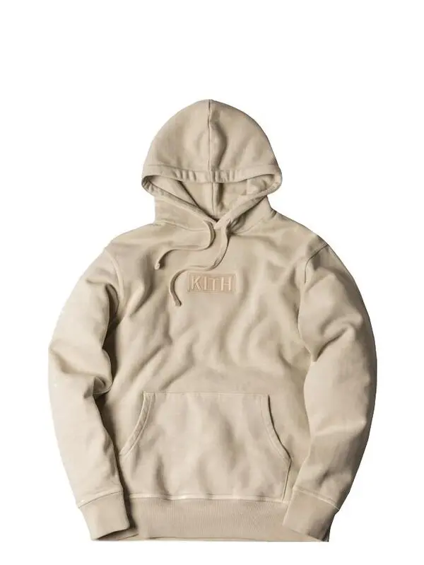 Kith Classic Logo Hoodie - Sand