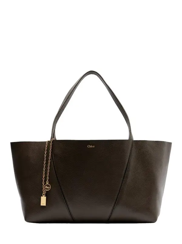 Chloé Spin Medium Tote Bag - Grey