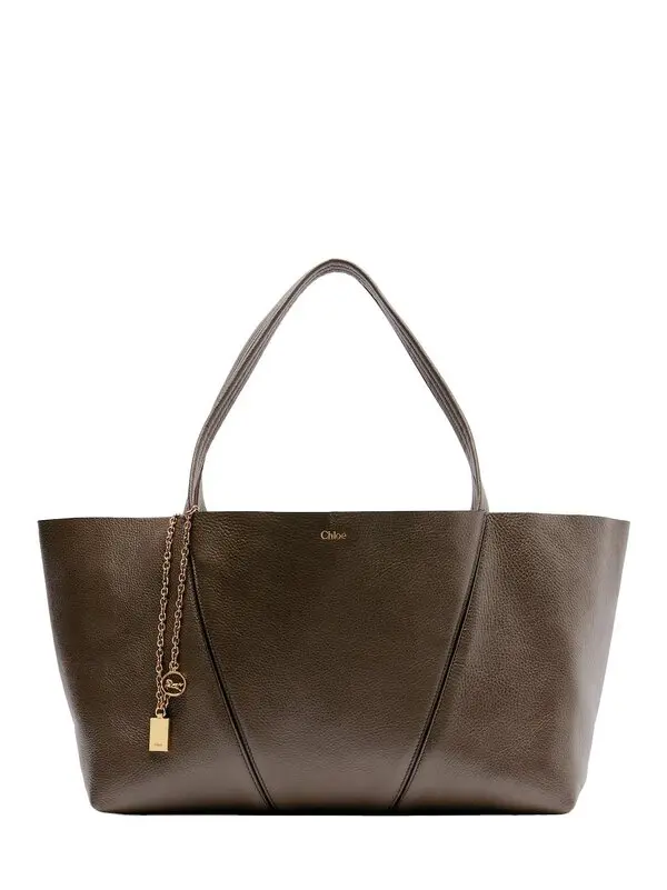 Chloé Spin Medium Tote Bag - Grey