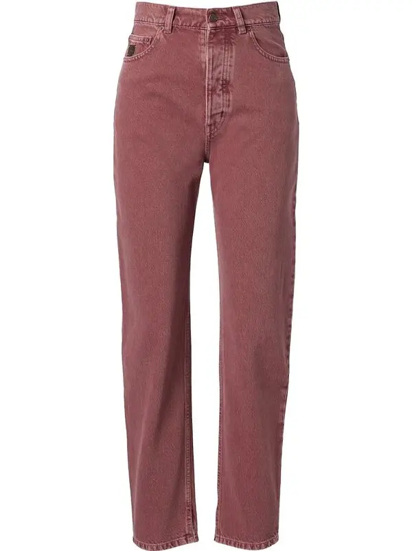 Chloé Mid-rise Straight Jeans - Pink