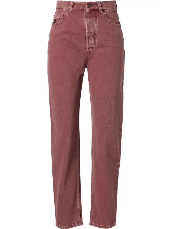 Chloé Mid-rise Straight Jeans - Pink