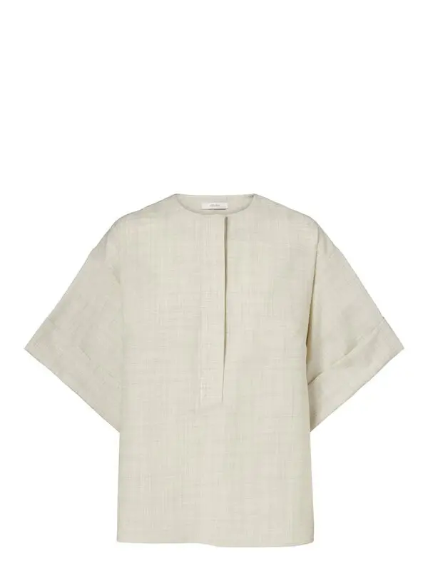 JOSEPH Yani Virgin Wool Top - White