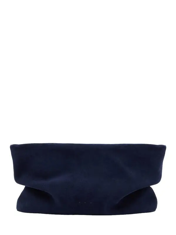 AESTHER EKME Nina Small Suede Clutch - Blue