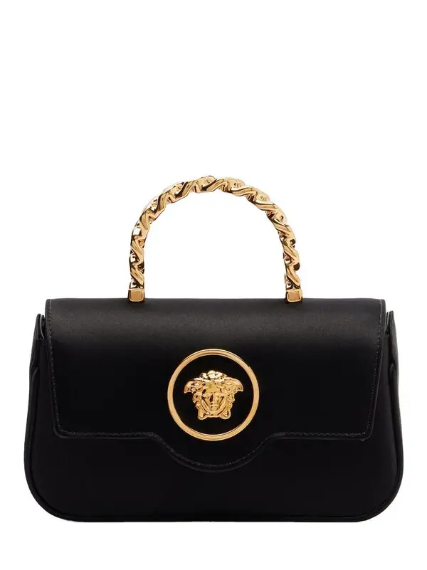 Versace La Medusa Mini Top-handle Bag - Black