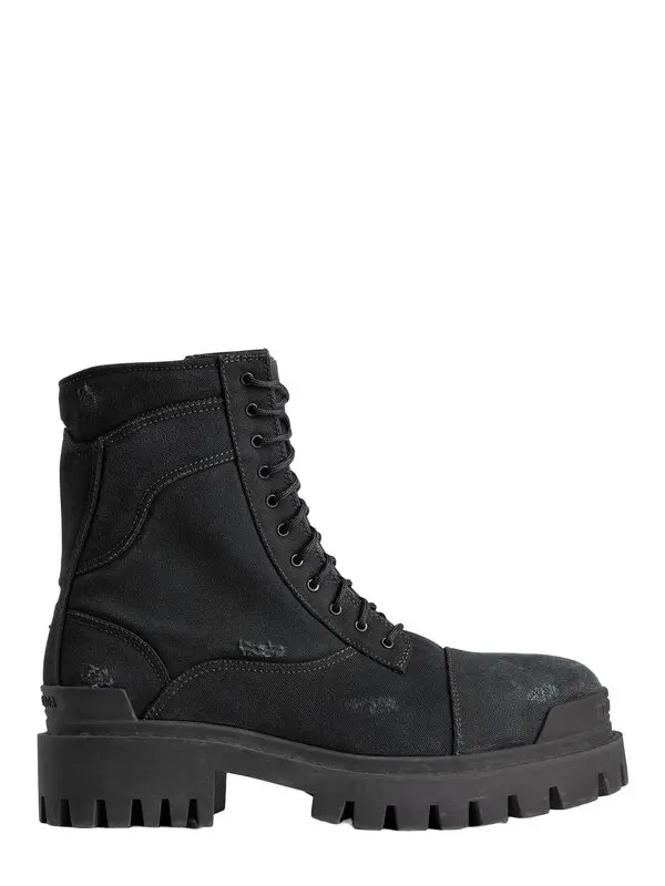 Balenciaga Combat Strike 20mm Boot - Black