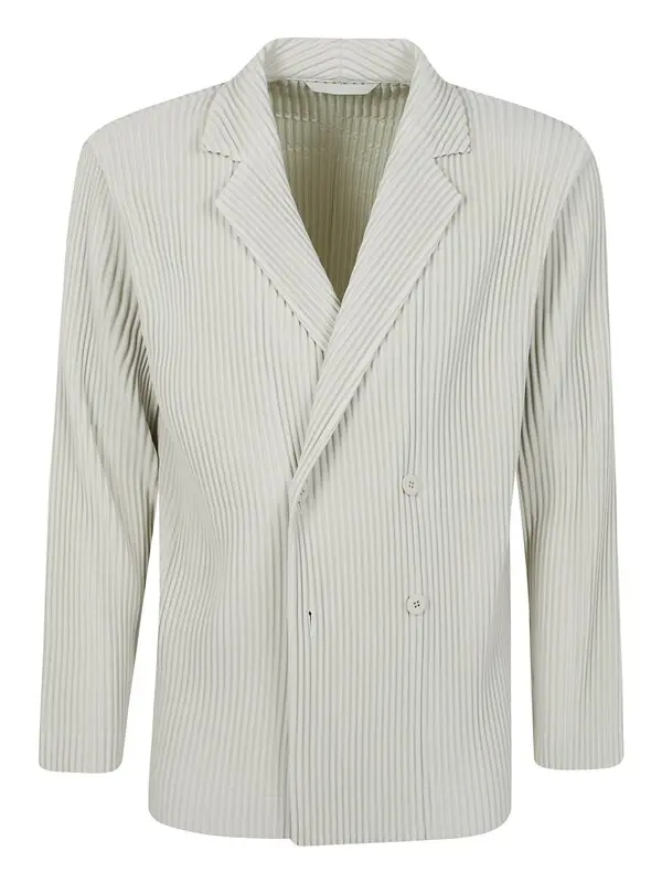 HOMME PLISSE` ISSEY MIYAKE Tailored Pleats Jacket - Gray