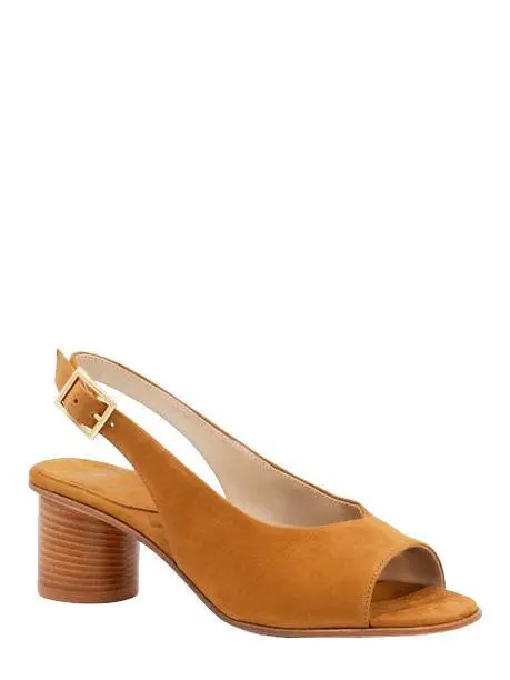 AMALFI BY RANGONI Elevato Slingback Sandal - Camel Long Beach