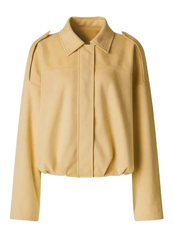ATS Qiana Suede Jacket - Brown