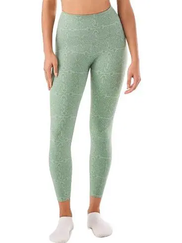 TAVI High Waisted 7/8 Legging - Sage Batik
