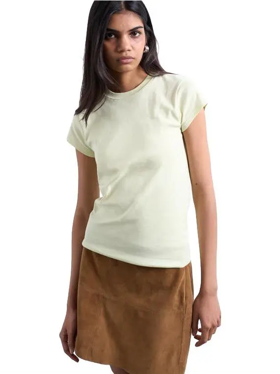 Topshop Everyday Cotton T-shirt - Light Green
