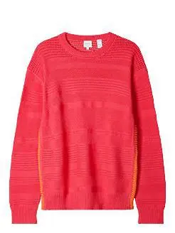 Paul Smith Textured Cotton Sweater - Pink