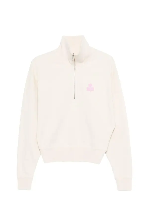 MARANT ETOILE Ross Cotton Sweatshirt - Beige