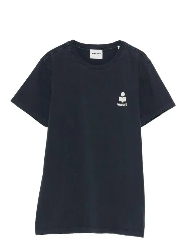 MARANT ETOILE Aby Cotton T-shirt - Blue