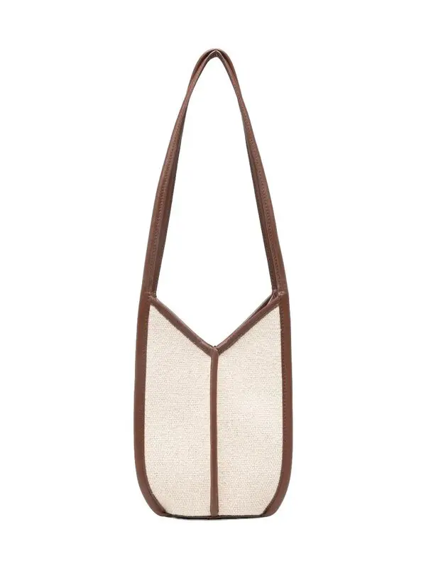 Hereu Calella Canvas Bucket Bag - White