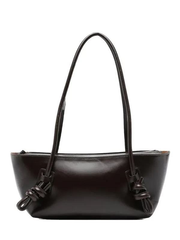 Hereu Fleca Leather Shoulder Bag - Brown