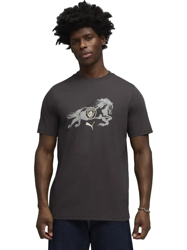 PUMA Manchester City X Year Of The Horse Soccer T-shirt - Gray