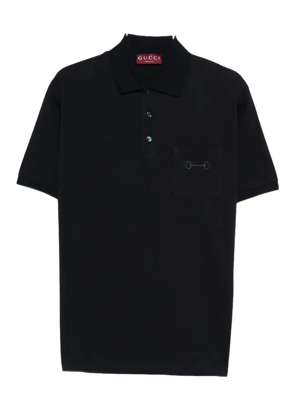 Gucci Cotton Polo Shirt - Blue