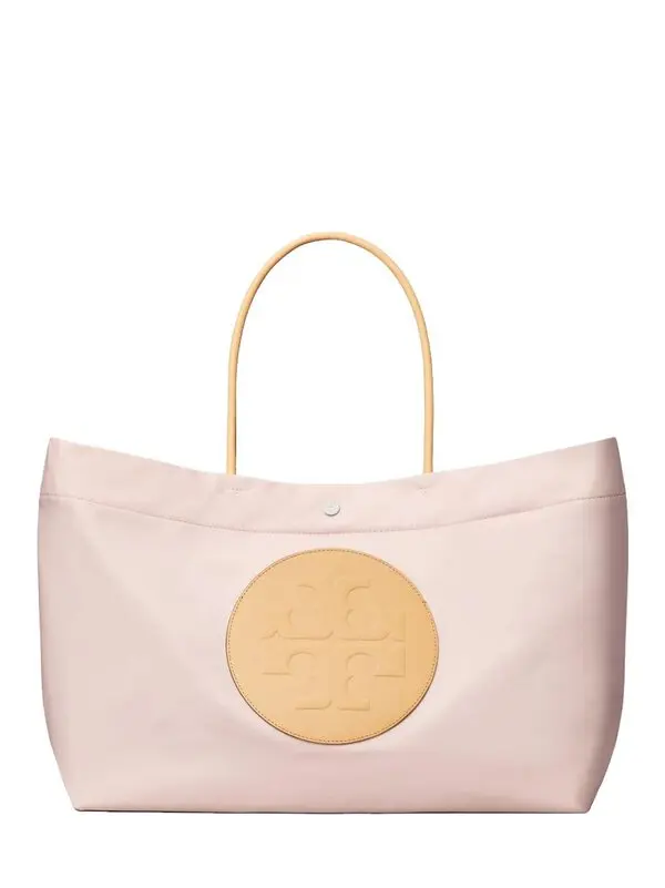 Tory Burch Ella Twist Nylon Tote - Pink