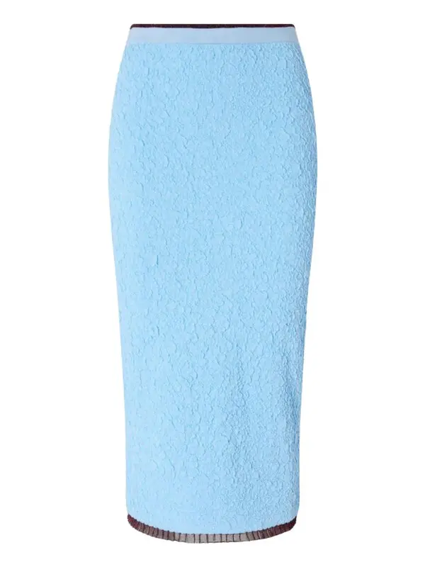 Pinko Fitted Midi Skirt - Sky Blue