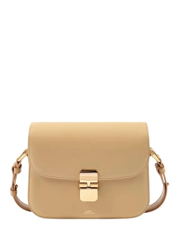 A.p.c. Virginie Box Bag - Beige