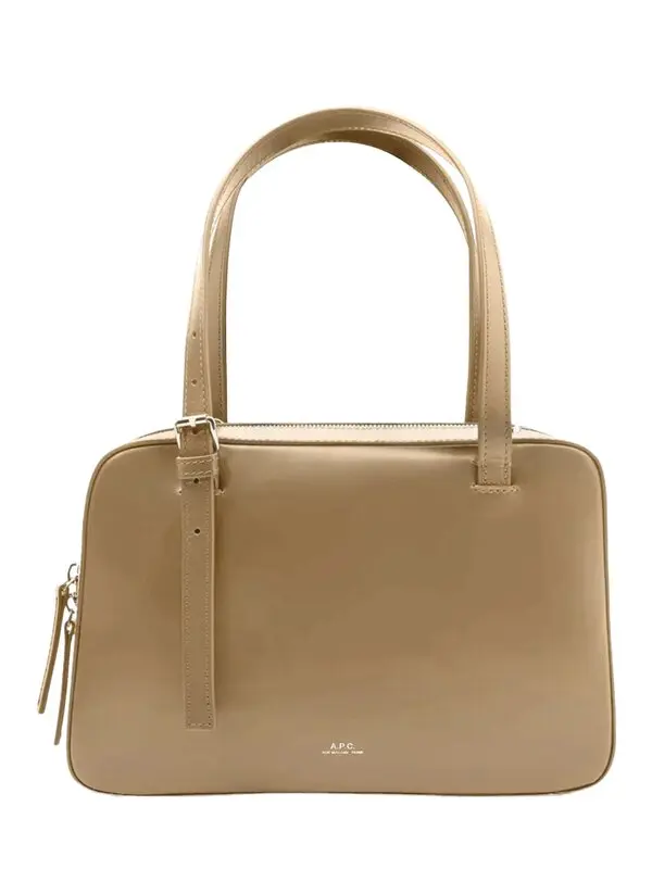 A.p.c. Virginie Box Bag - Beige